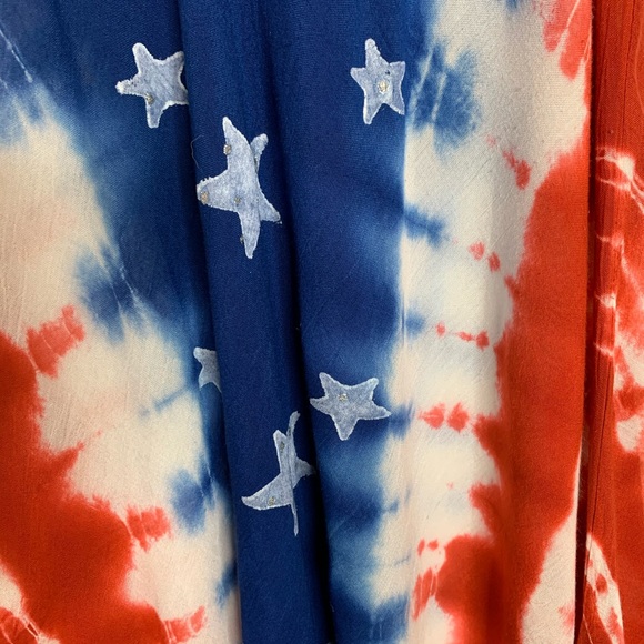 TRUE ROCK | Dresses | True Rock Usa Tiedye Dress Free Sized | Poshmark